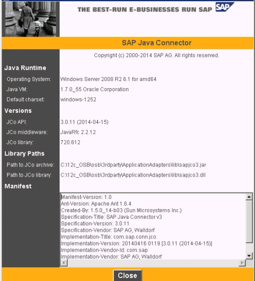 Oracle Soa With Sap Adapter Configuration In 12c11g
