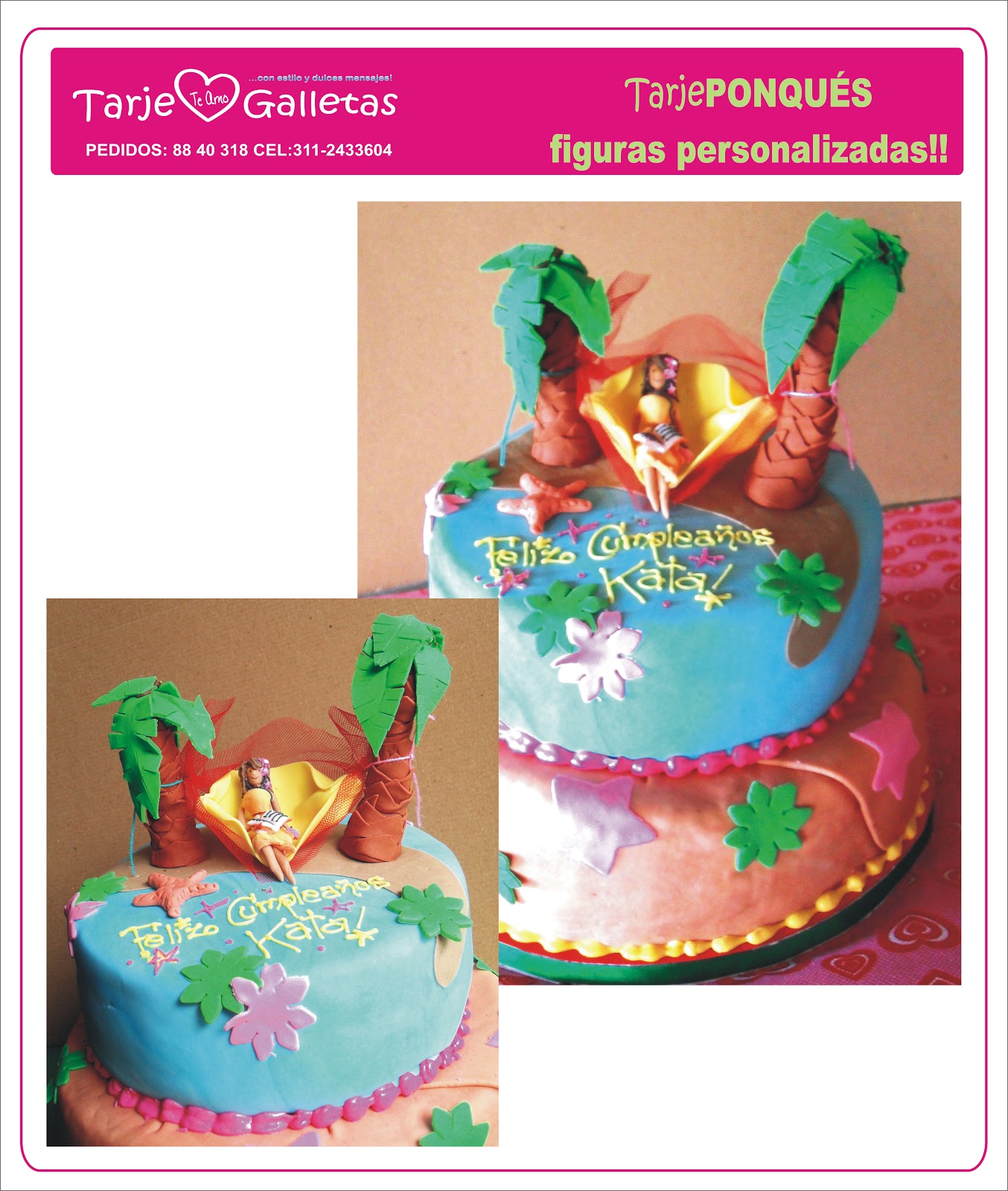 TARJEGALLETAS: PONQUÉS 3D...ESPECIAL DE CUMPLEAÑOS TEMATICOS, SOLO EN ...