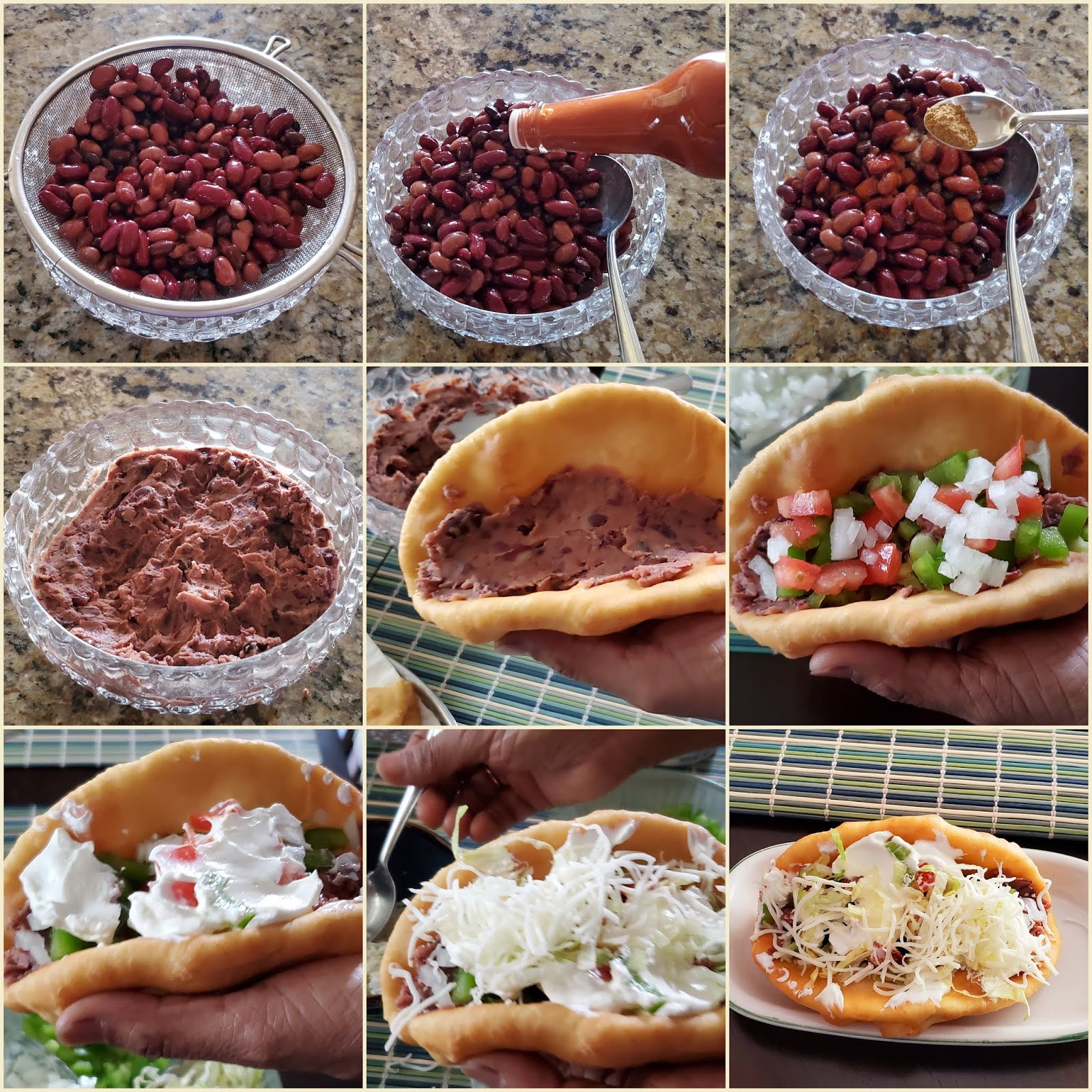 Sailaja Kitchen...A site for all food lovers!: Chalupas Recipe / Bean ...