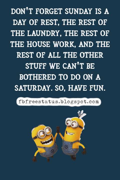 Funny & Happy Sunday Quotes to be Happy on Sunday Morning