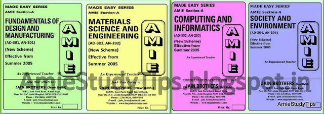 AMIE Previous Exams Solved Question Papers for Section A Diploma/ Non ...