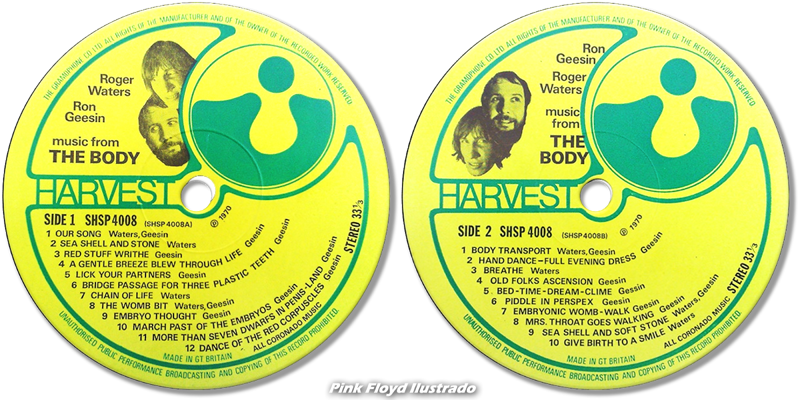 Pink Floyd Ilustrado: 1970 Music From The Body - Roger Waters & Ron Geesin