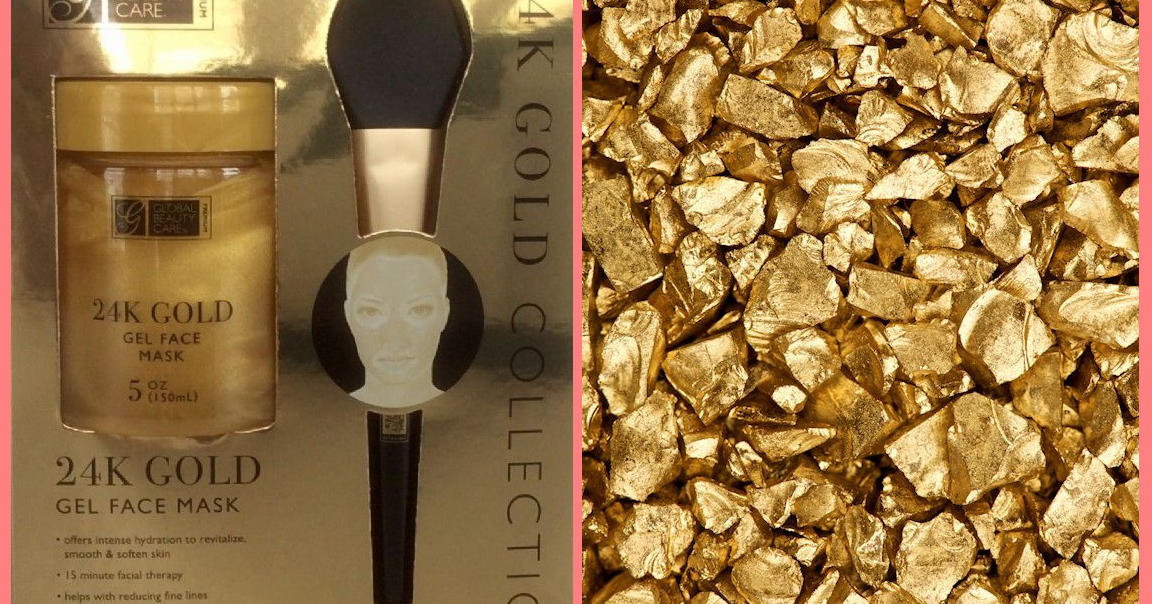 the creation of beauty is art.: review: 24K gold gel face mask (global ...