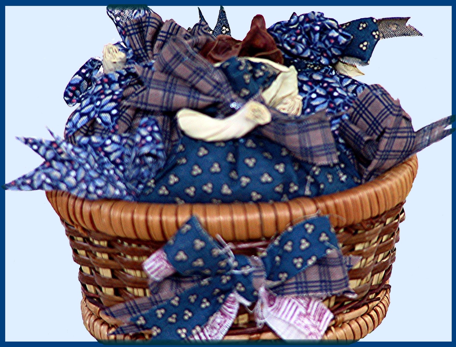 Linda's Blog: How To Make Little Sachet Baskets For Home Decor Free E-Book