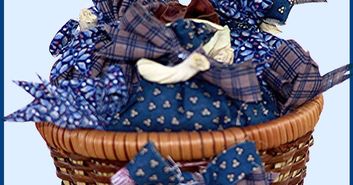 Linda's Blog: How To Make Little Sachet Baskets For Home Decor Free E-Book