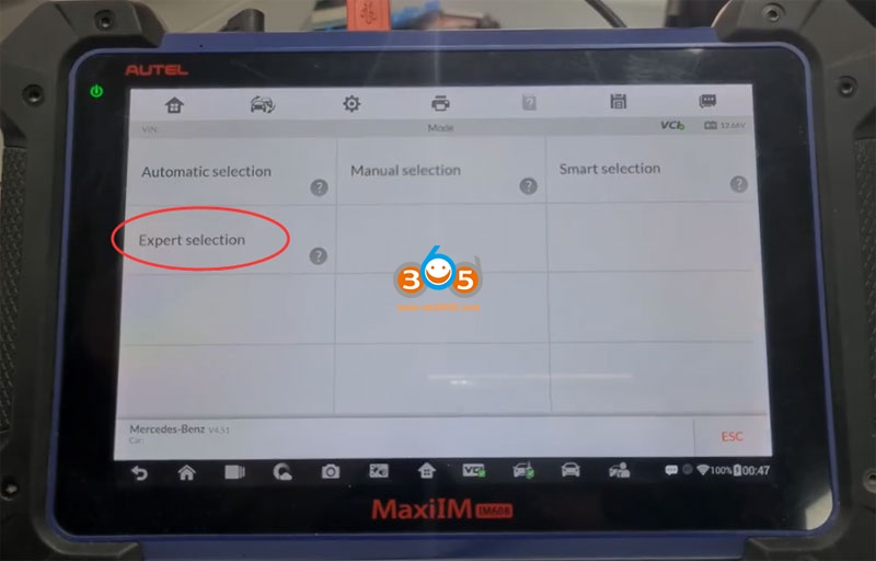 Autel IM608 Calculate MB W211 Password via MB Testing Tool - Auto ...