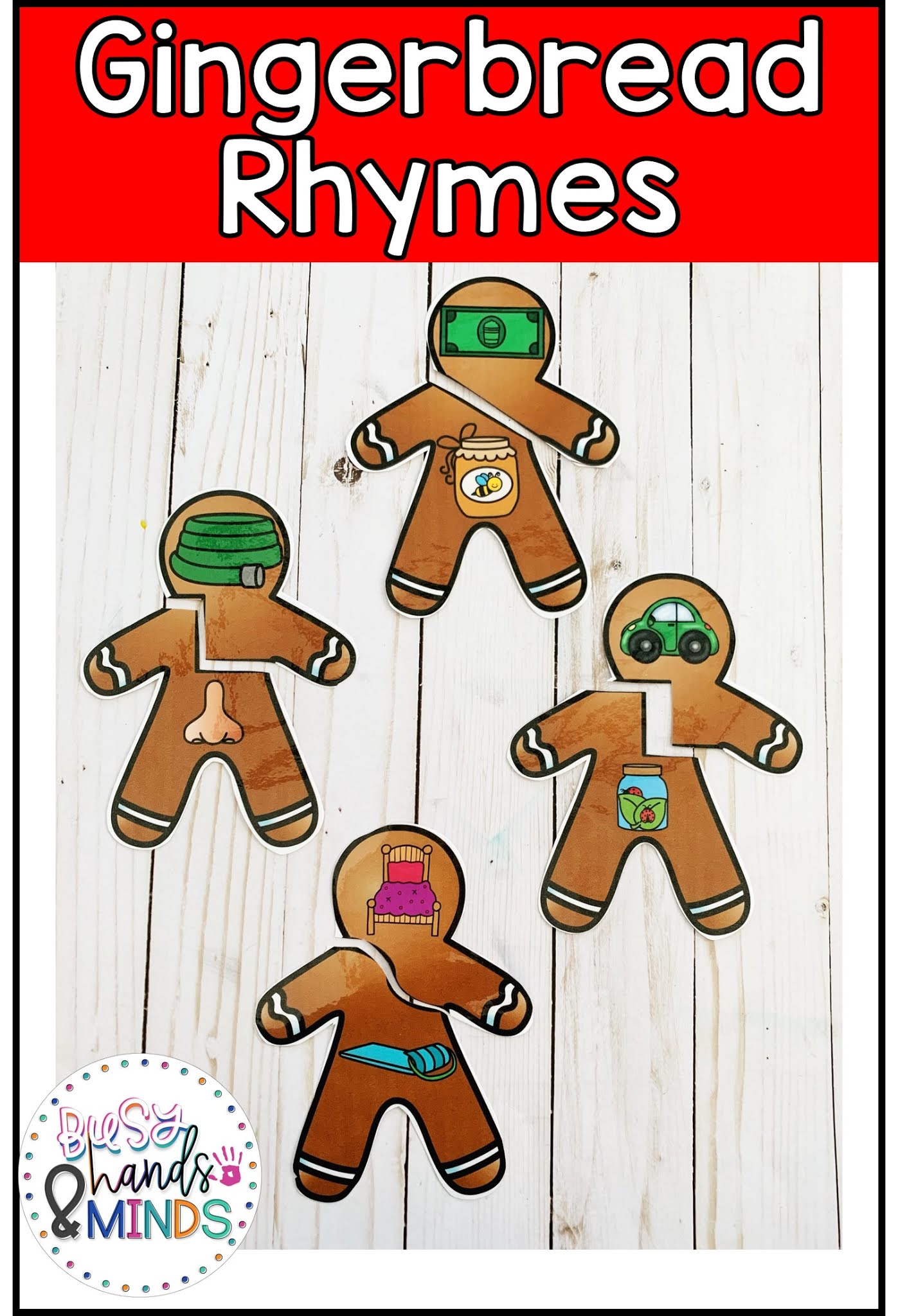 Gingerbread Preschool Pack | Busy Hands and Minds