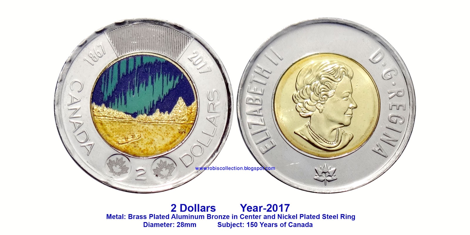 UNUSUAL & MULTICOLOR COINS: CANADA