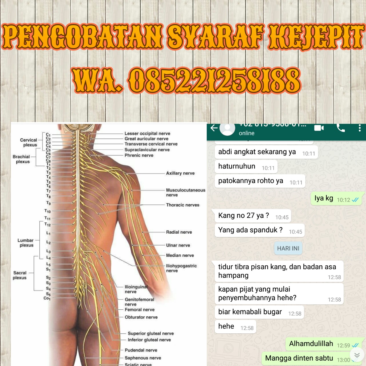 Cara mengobati saraf kejepit. Pengobatan saraf kejepit bandung. Totok saraf kejepit bandung ...