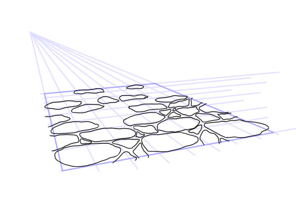 How to draw water surface step by step - Draw Lines Art