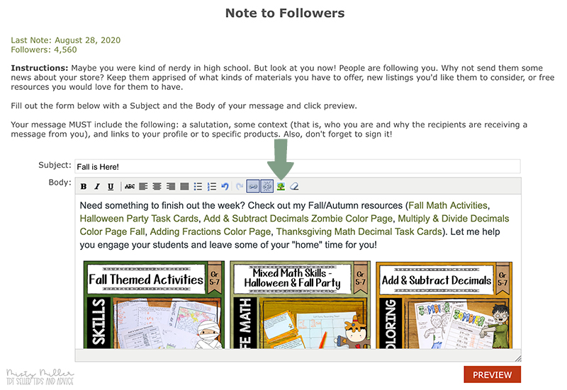 Using Your TPT Note to Followers | TPT Seller Tips and Advice