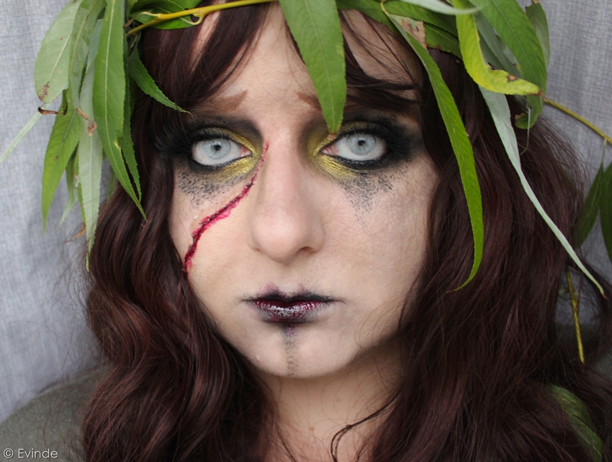 Weeping Willow Forest Spirit | SFX Halloween Makeup | Evinde's Blog