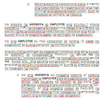 kasunduan sample ng kontrata sa pagpapaupa