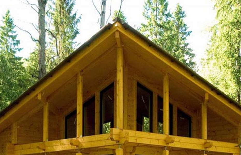 Pretty and Affordable A-Frame Wooden House | Timber Frame Houses