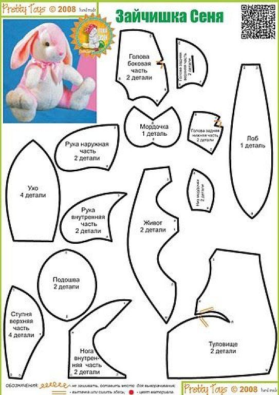 Moldes de coelhos - Ver e Fazer