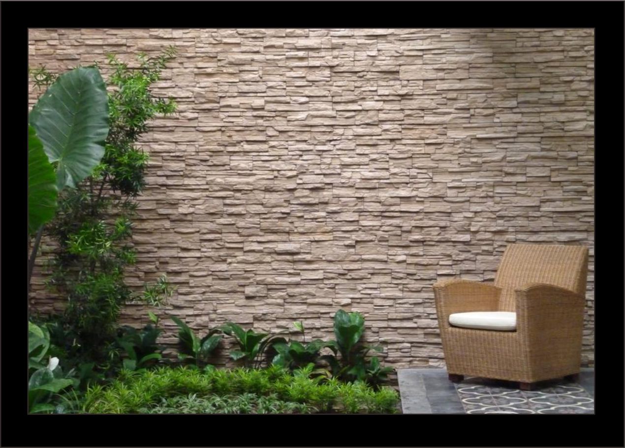 Desain Taman Minimalis Menggunakan Batu Alam - Desain Rumah Idaman