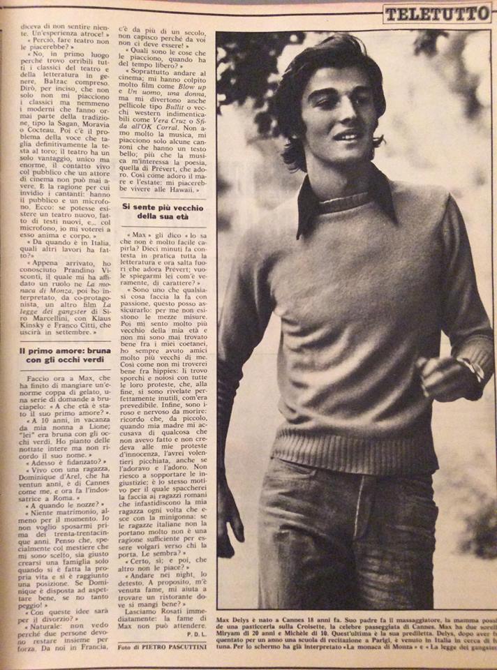 FOTONOVELAS / FOTOROMANZI: ♥ MAX DELYS ♥