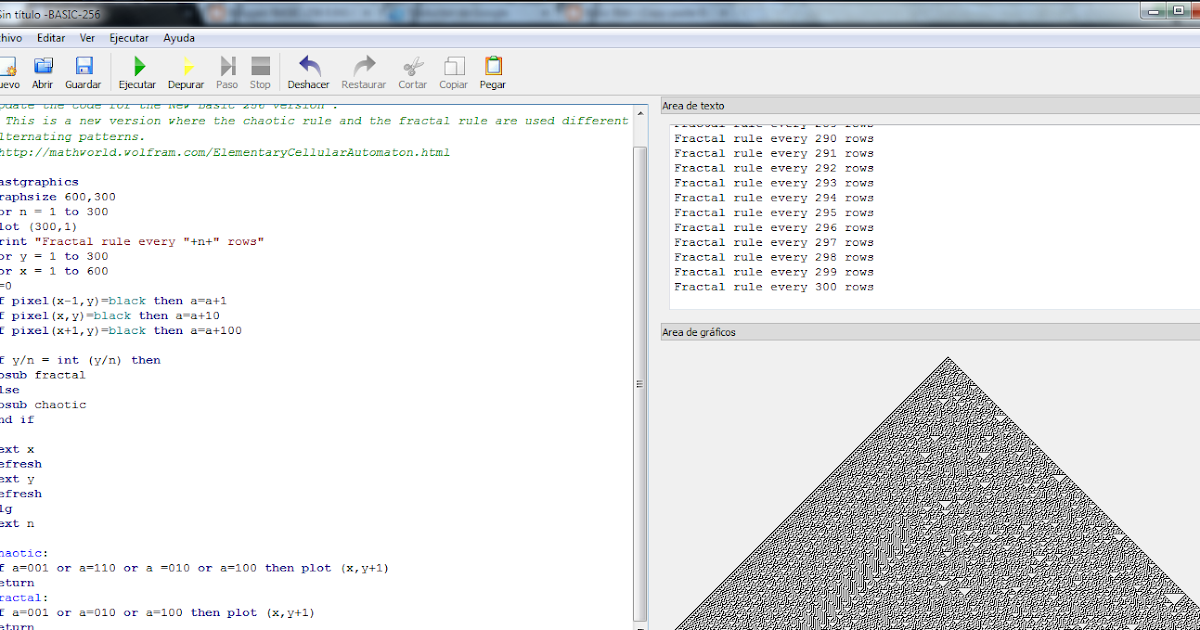 BASIC-256 0.9.6.66: EJEMPLOS