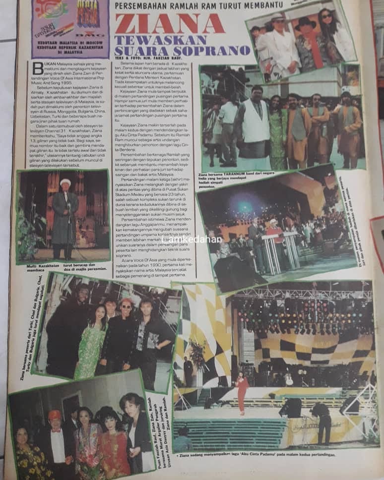 Asia's Pop Queen [Ziana Zain]: Down Memory Lane - Ziana Zain won Voice ...