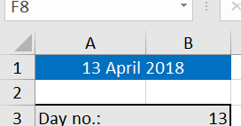 The Naturally Spreadsheets blog: Playing with dates in Excel