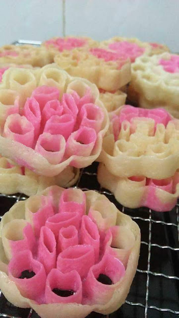 Resepi ringkas: Kuih Rose / Kuih Goyang