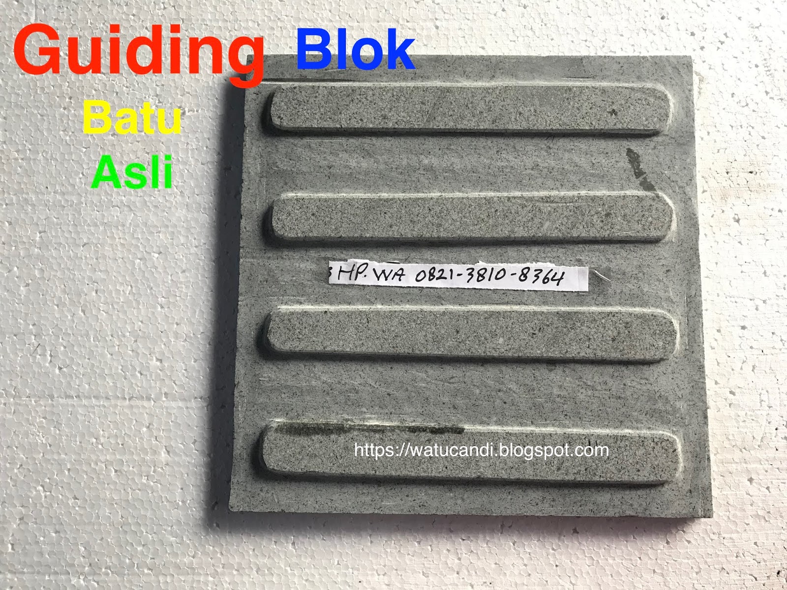 Jual Guiding Blok Bahan Batu Asli Jaminan Mutu Kuat Juga Cetakan Beton ...