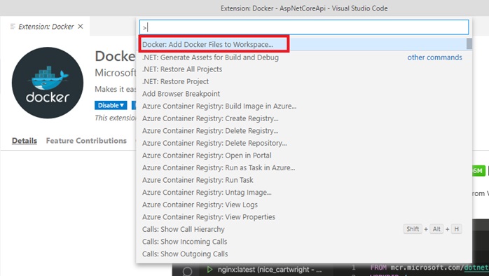 Happy Coding Creating A Docker Image Containerizing Of Aspnet Core 30 Web Api