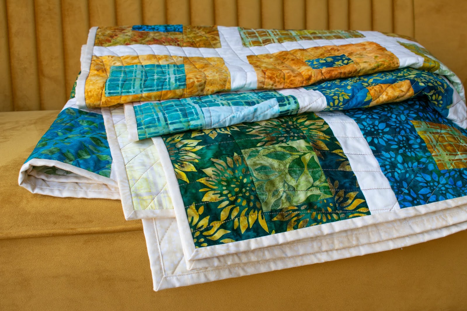 Quilt Art by Lena Pugachova: Floating Squares