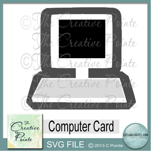 The Creative Pointe: Computer Graduation Cards & SVG Freebie