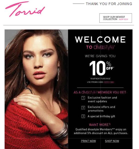 The Sparkly Shopaholic: Torrid's DivaStyle Rewards Program