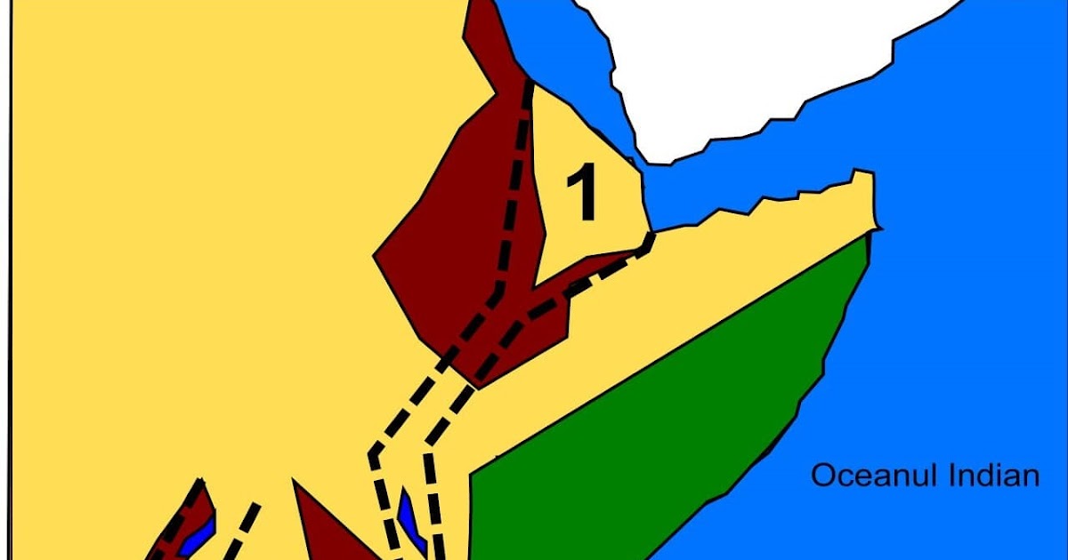 Harta - Grabenul Est-African/Marele Rift African