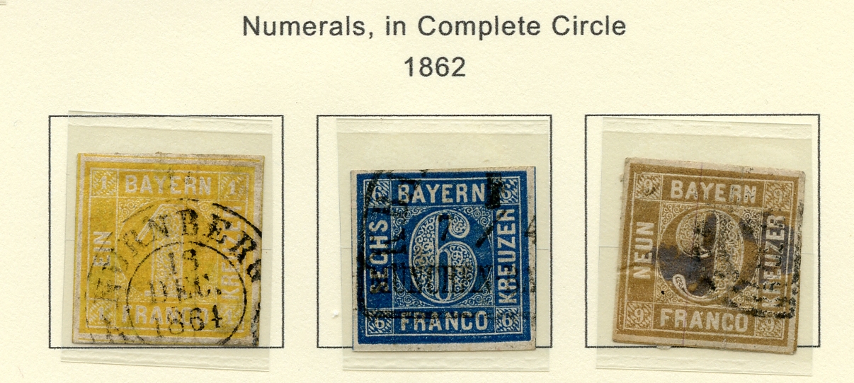 Big Blue 1840-1940: Bavaria 1849-1862 & the Mill Wheel Stamp Postmarks
