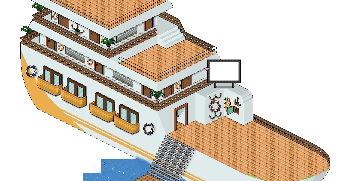 Public Room : Habbo Modern Ship