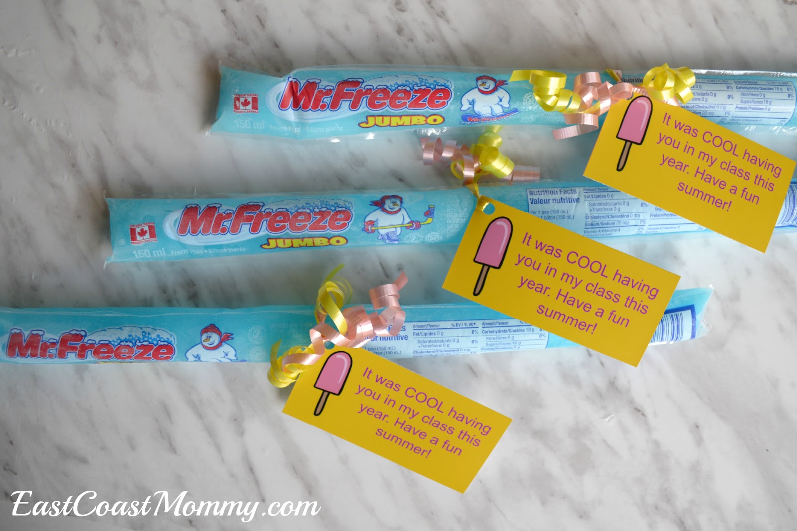 East Coast Mommy: THREE End of Year Class Treats... with free printable ...