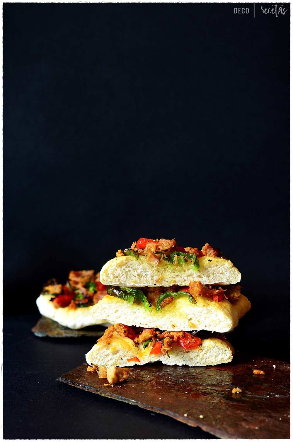 Coca de verduras al horno con atún | Coca comida valenciana | DECORECETAS