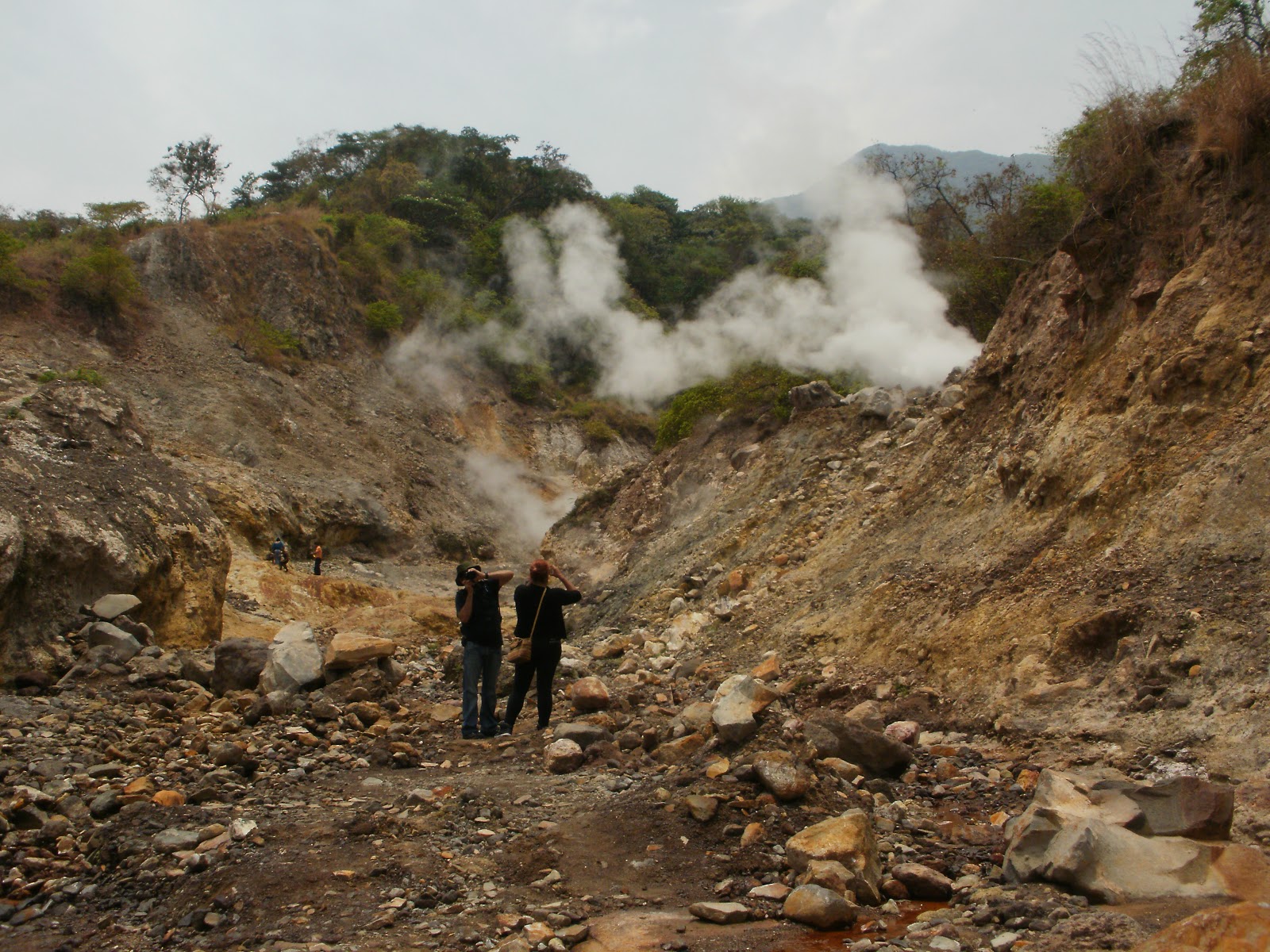 "Los infiernillos", Volcán Chinchontepec, San Vicente, El Salvador