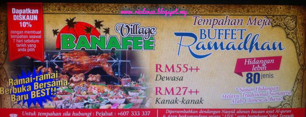 Rio Azzaro: Buffet Ramadhan Johor 2016