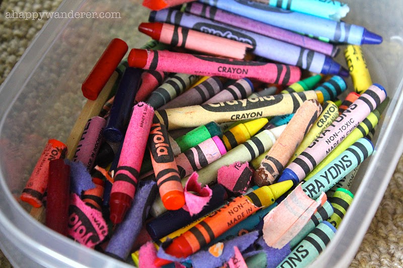 a happy wanderer: broken crayons...