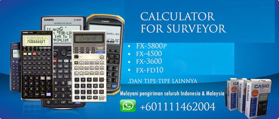 11 Cara memasukan program survey kalkulator casio FX- 5800P - SURVEYOR ...