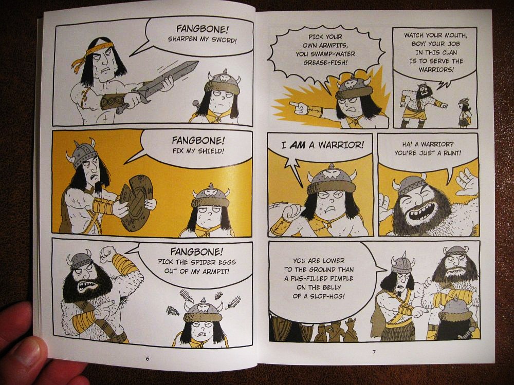 CROM!: Book Review: FANGBONE! Third Grade Barbarian! by Michael Rex