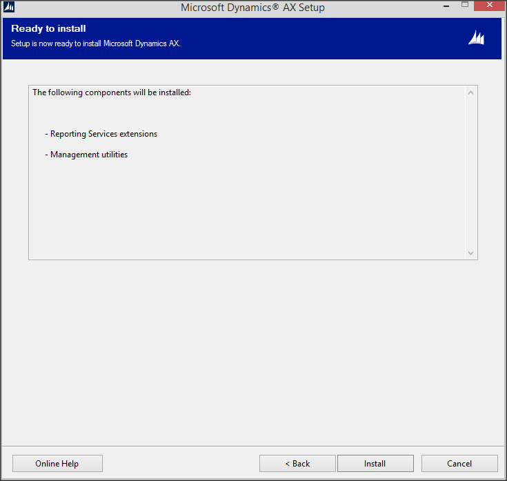 Dynamics AX Tips: Install Dynamics AX 2012 R3 Step by Step (step 4)