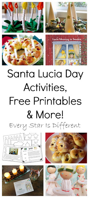 Santa Lucia Day Activities, Free Printables and More! - Every Star Is ...