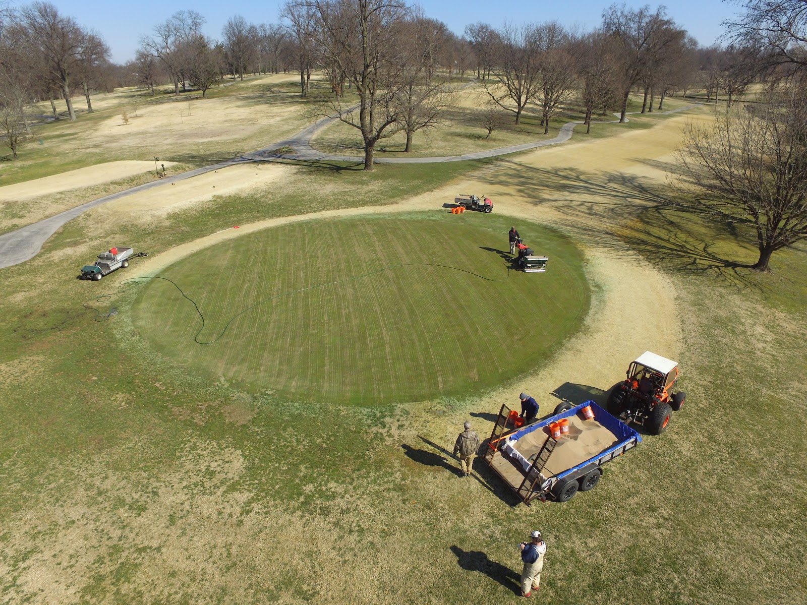 Glen Echo Country Club Golf Course Management: Spring Greens Aeration ...