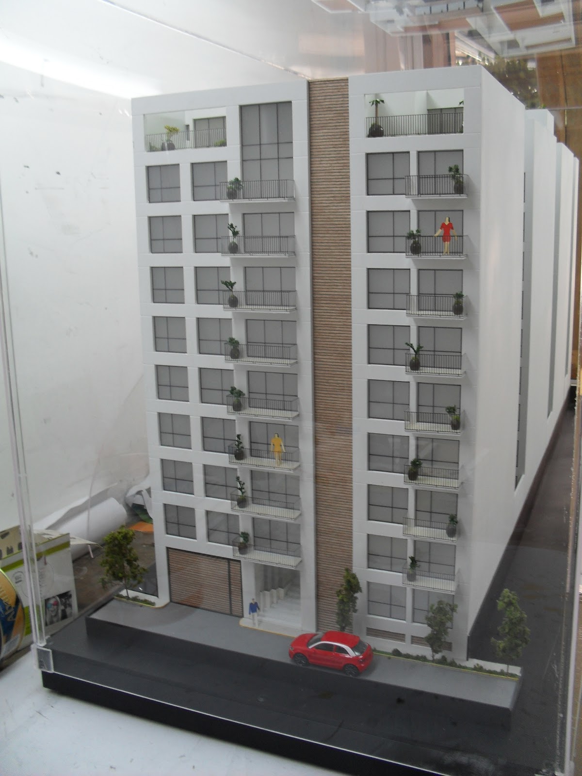 Maqueta de Edificio de Departamentos