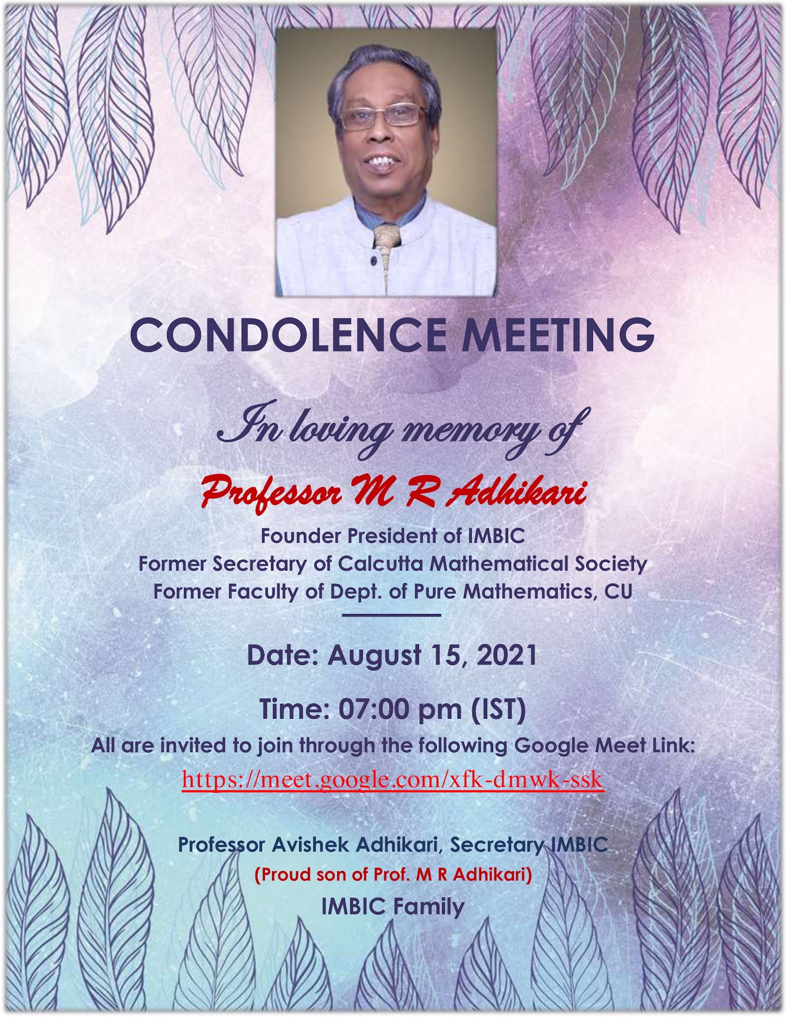 Call for Papers: MSAST 2021 (Virtual Conference) ~ MSAST 2022, IMBIC