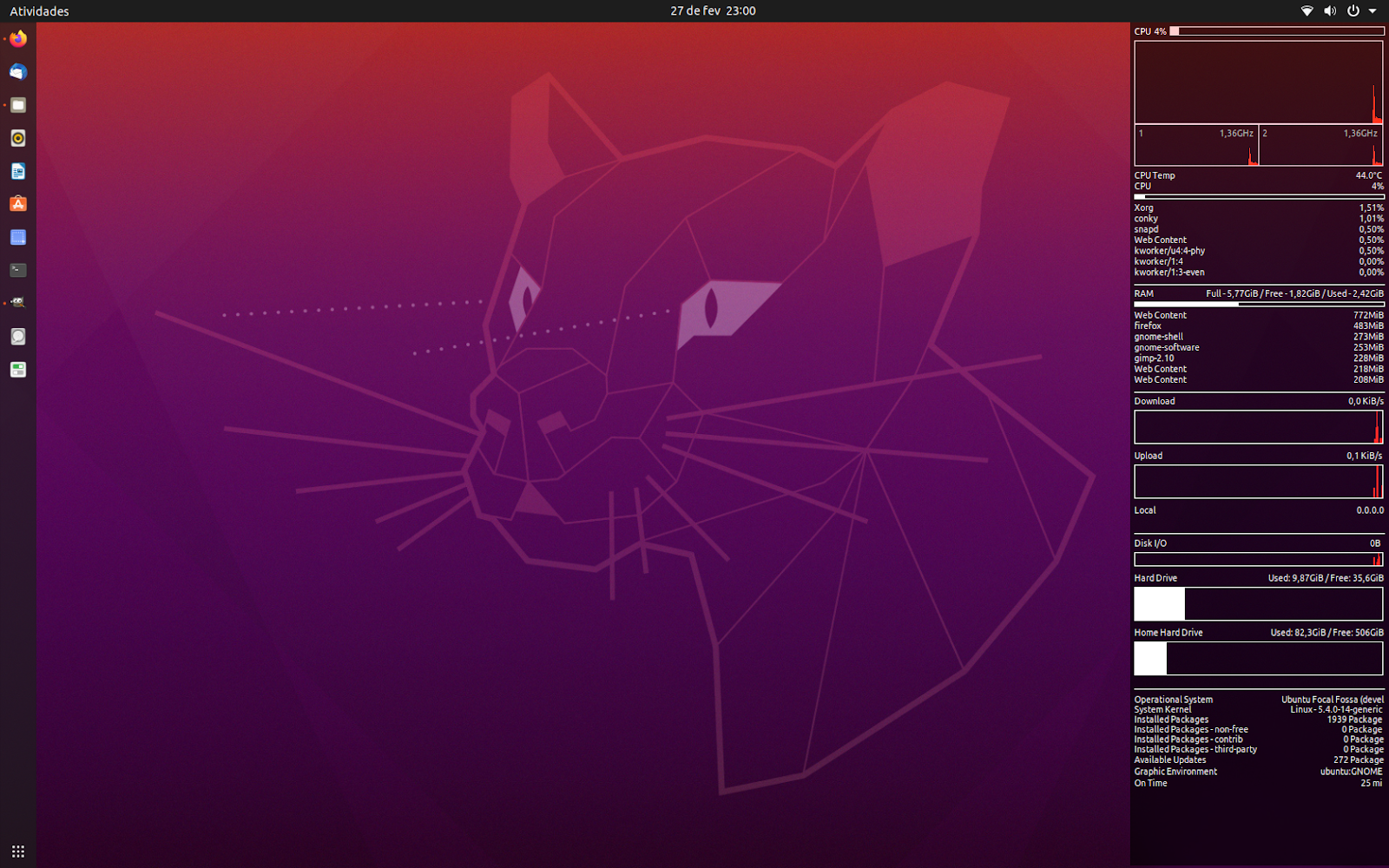 Revelado o wallpaper oficial do Ubuntu 20.04 LTS