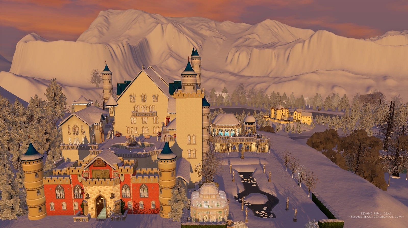 [The Sims 3] My Aesthetics and my European Fantasy : Neuschwanstein ...