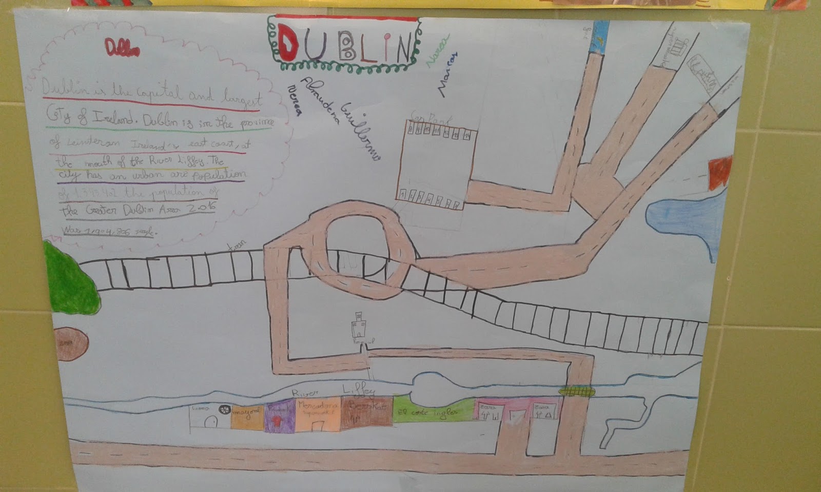INGLÉS RICARDO CODORNÍU: CHILDREN CREATE MAPS OF IMPORTANT CITIES