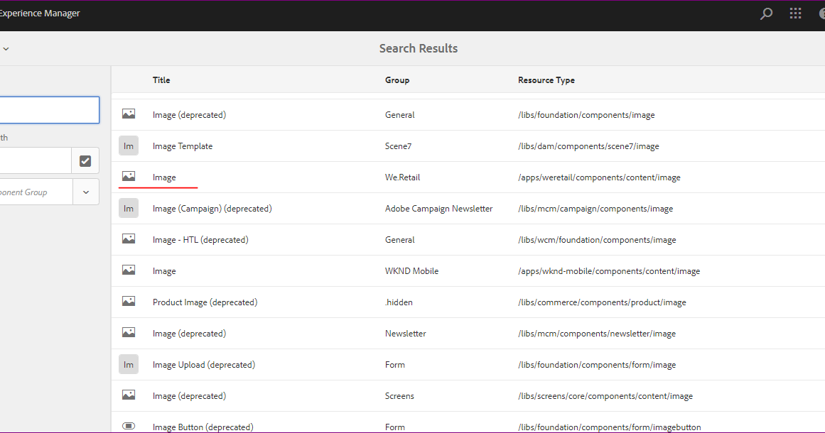 Component console in AEM 6.5 - AEM Tutorials for Beginners