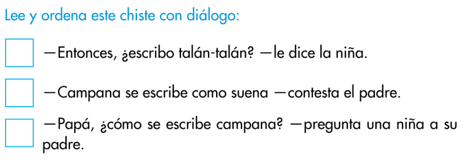 La clase de Marta: EL DIÁLOGO